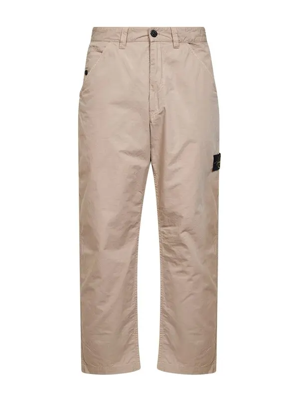 Stone Island Desert Ripstop Straight-leg Trousers