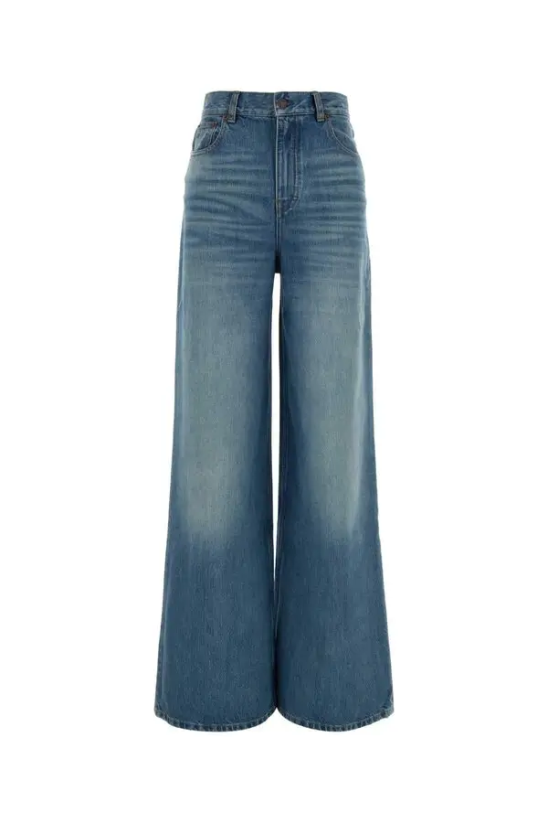 Chloé Denim Wide-leg Jeans - Blue