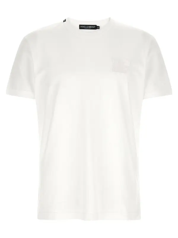 Dolce & Gabbana Dg' Patch T-shirt - White