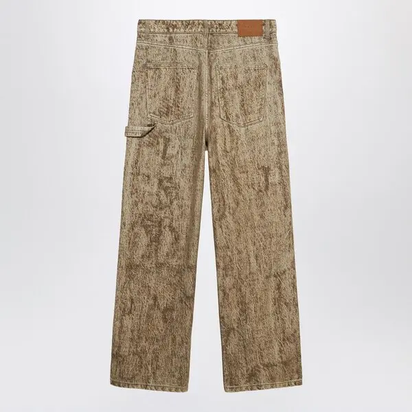 1989 STUDIO Denim Flock Carpenter Pants Camo
