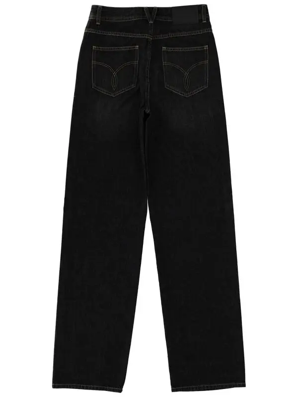 Versace High Waist Jeans - Black