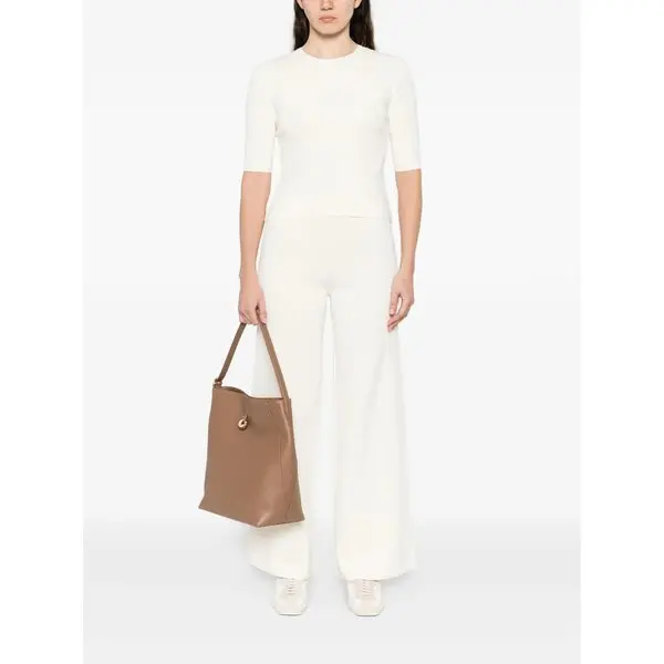 Max Mara Neutrals Trousers Cropped Trousers