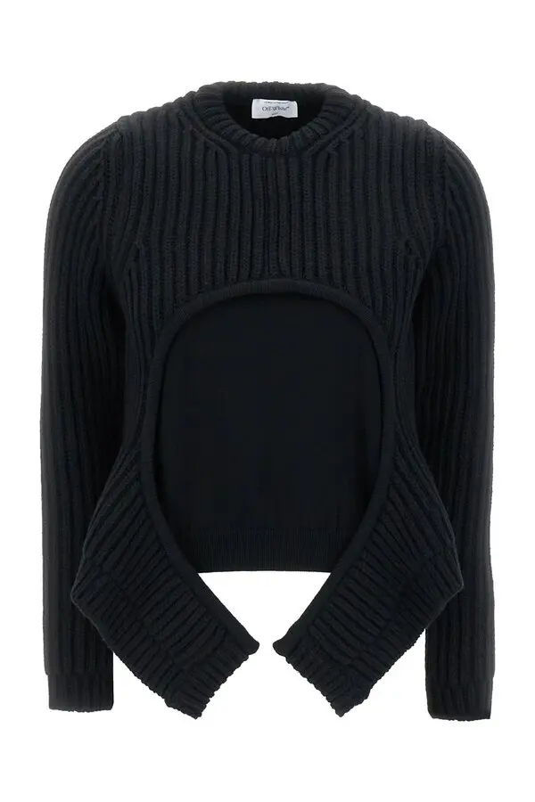 Off-White Ribbed Knitwear - Multicolor