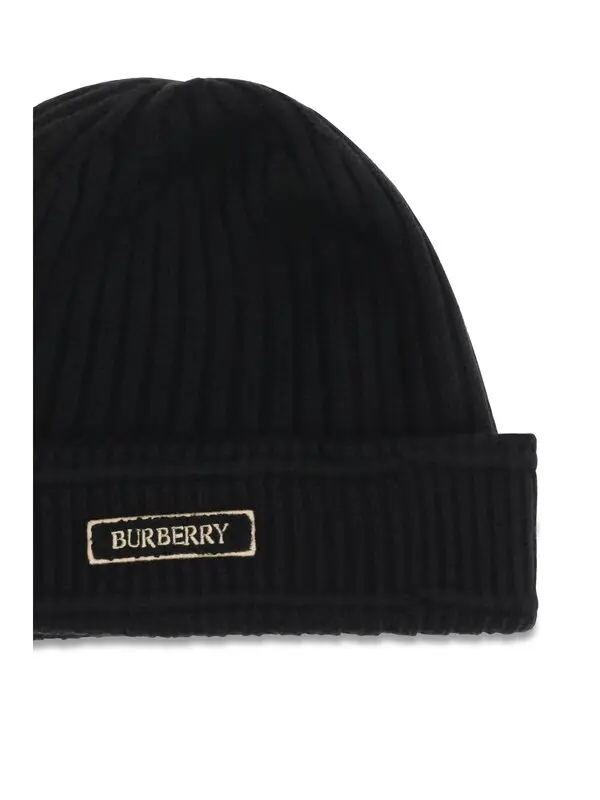 Burberry Wool Beanie - Black