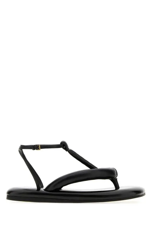 Givenchy Leather Boudoir Thong Sandals - Black