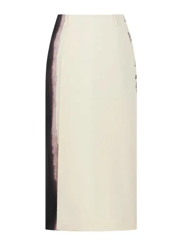 Dior Printed Midi Skirt