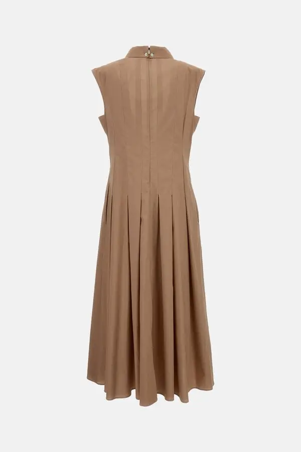 FAY Pleated Sleveless Dress