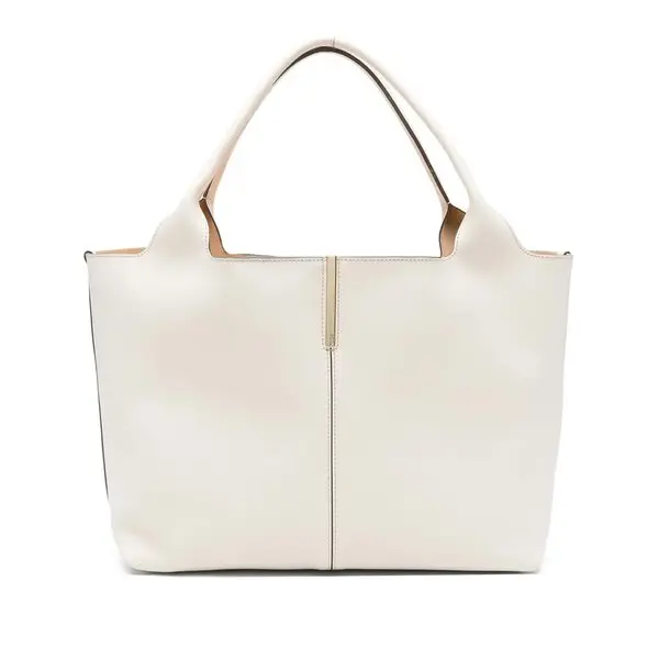 TOD'S Neutrals Tote Bags - Cream