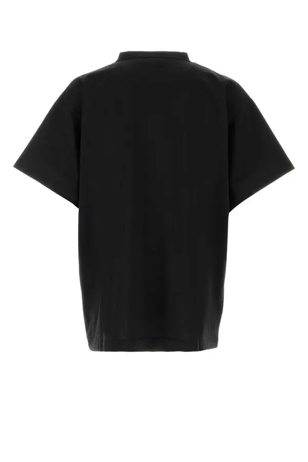 Balenciaga Cotton Oversize T-shirt - Black