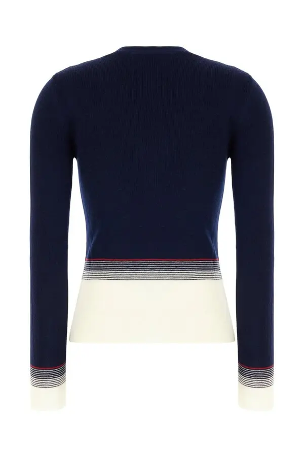 Valentino Garavani Button Detailed V Neck Knitwear - Multicolor