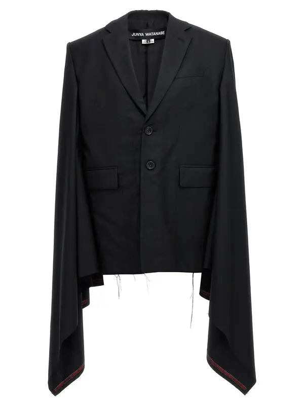Junya Watanabe Wool Cape - Black