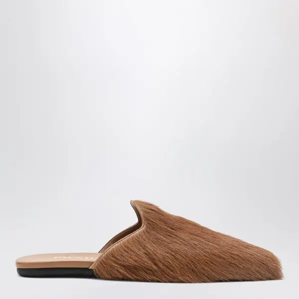Prada Sandy Hairy-effect Sabot