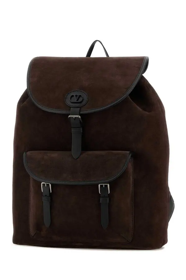 Valentino Garavani Dark Suede Backpack