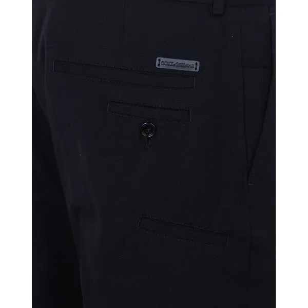 Dolce & Gabbana Cotton Gabardine Trousers