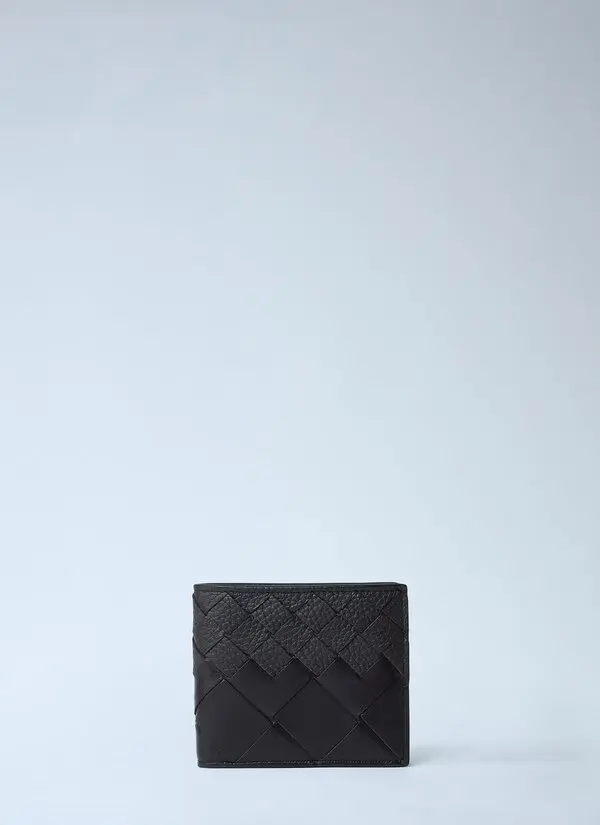 Bottega Veneta Intrecciato Bi-fold Wallet - Brown
