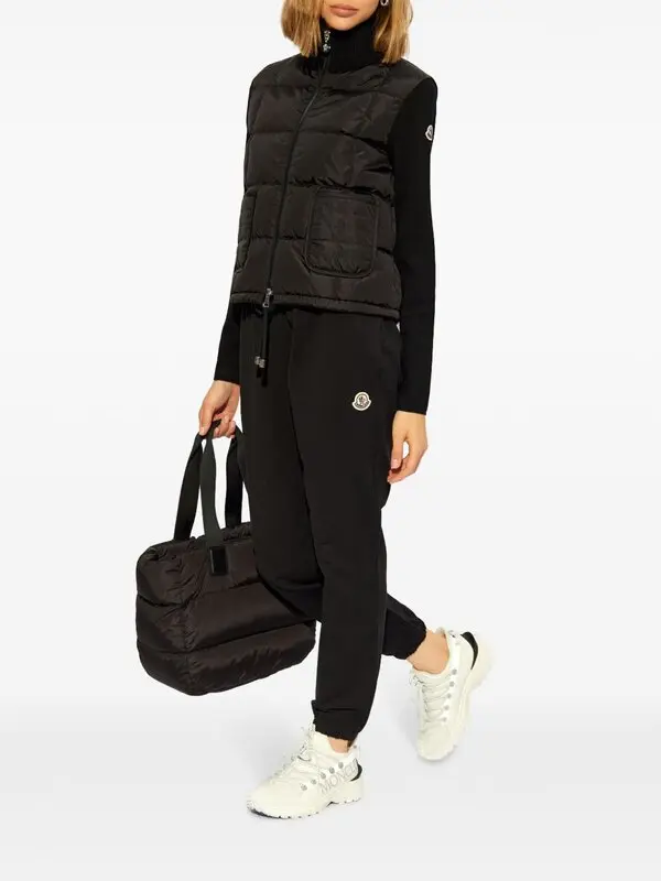 Moncler Wool And Nylon Padded Cardigan