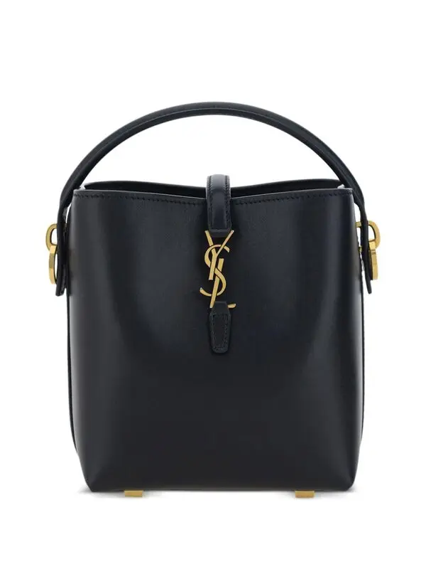 Saint Laurent Logo Plaque Bucket Bag - Multicolor