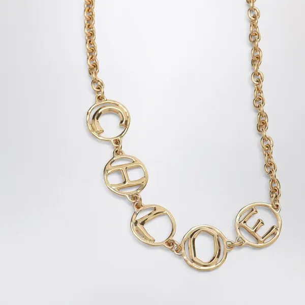 Chloé Script Vintage Gold Choker