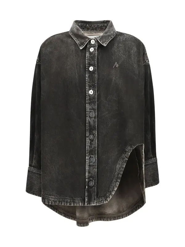 Attico Denim Shirt - Black