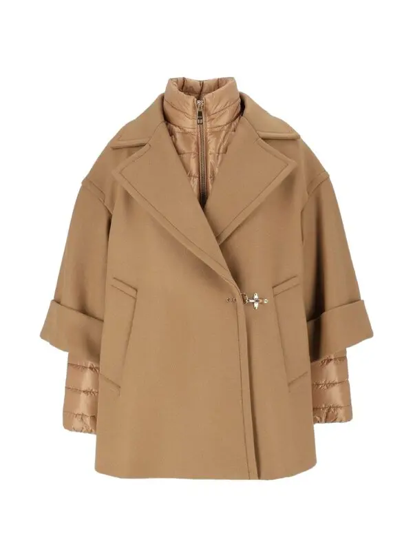 FAY Wool And Cashmere Cape - Multicolor