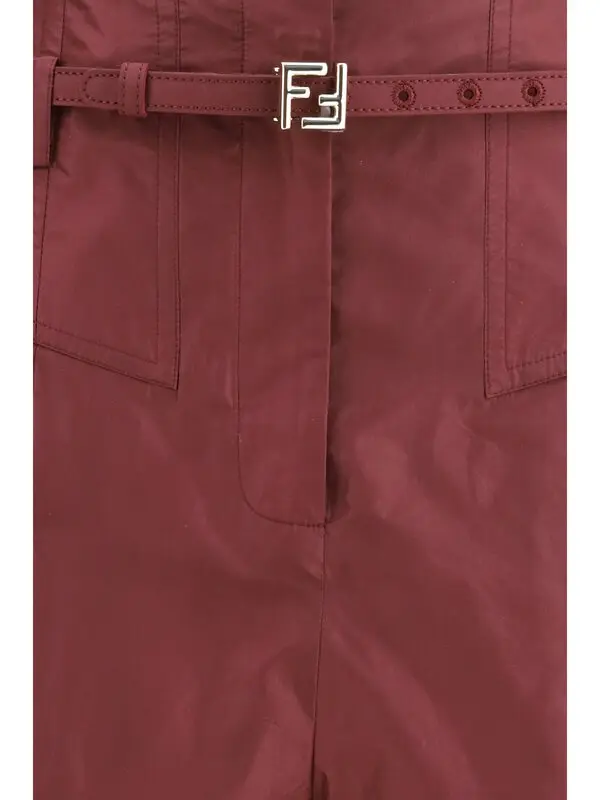 Fendi Taffeta Silk Pants