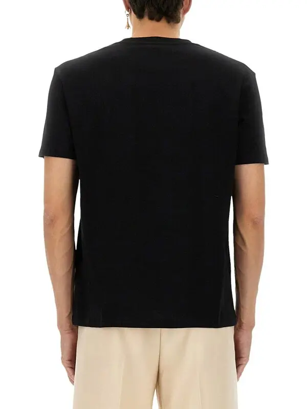 Valentino Garavani T-shirt With Signature Vlogo - Black