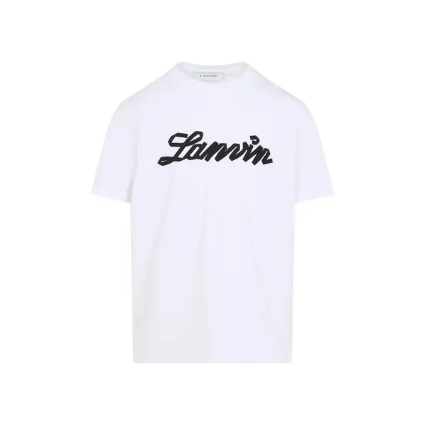 LANVIN Embroidered Logo T-shirt