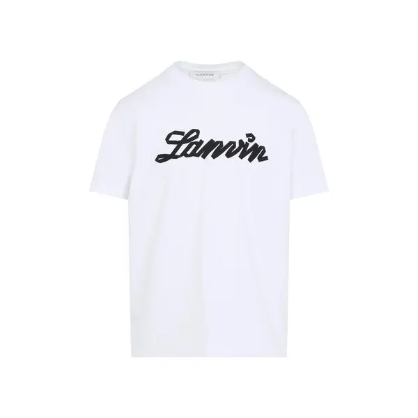LANVIN Embroidered Logo T-shirt