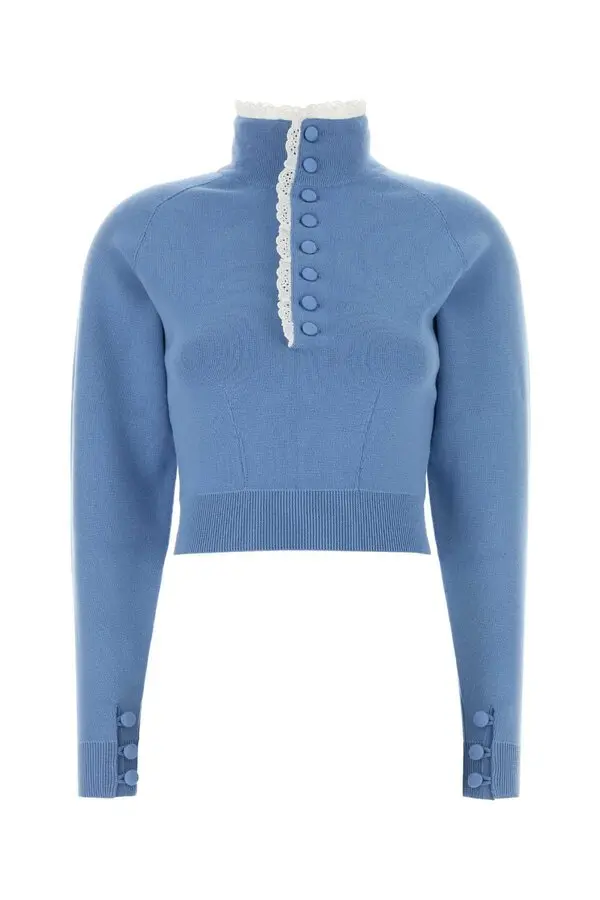 Chloé Wool Sweater - Blue