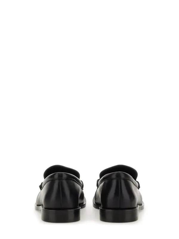 Burberry Leather Moccasin Cadet