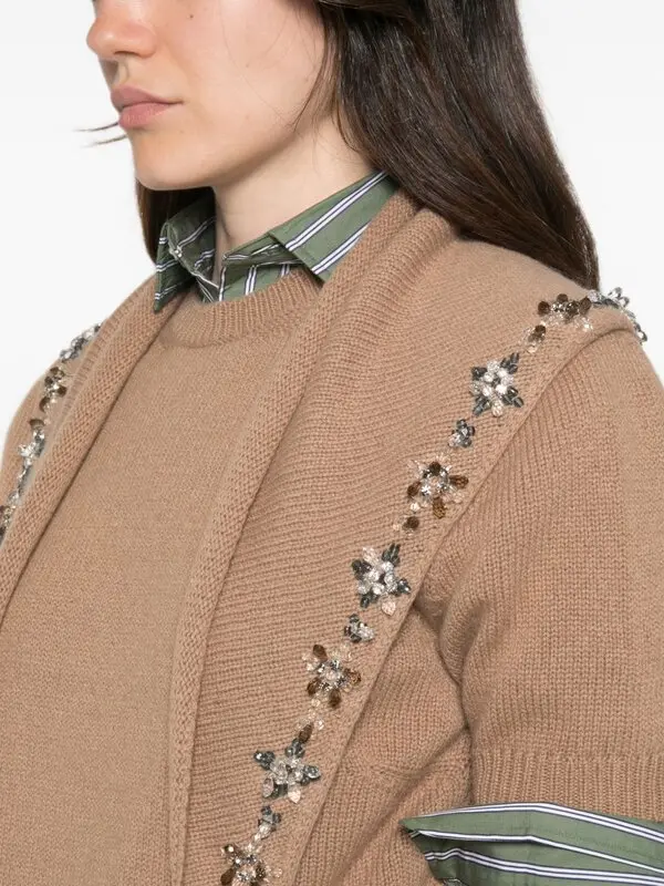 Prada Cashmere Crewneck Sweater