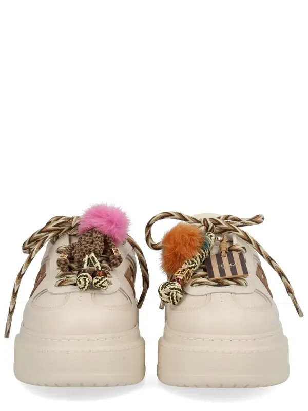 Fendi Match Sneaker - Cream