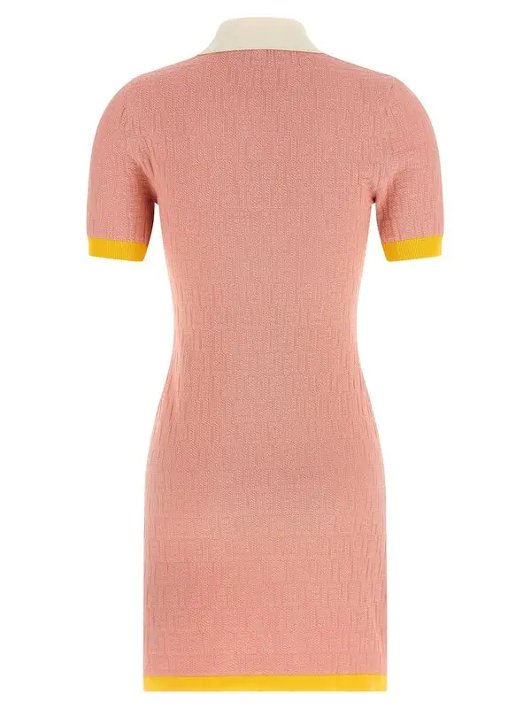 Fendi Color-block Dress - Pink