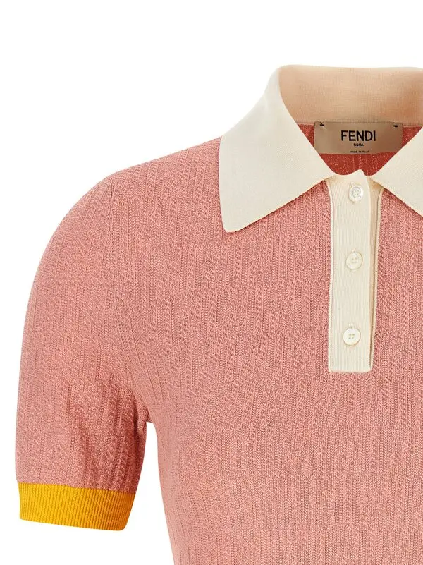Fendi Color-block Dress - Pink