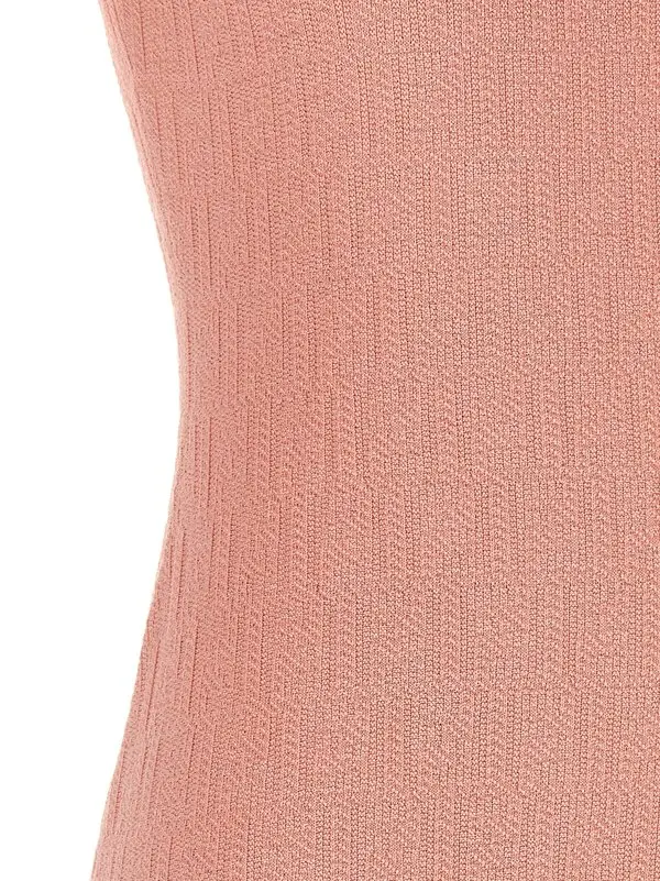 Fendi Color-block Dress - Pink