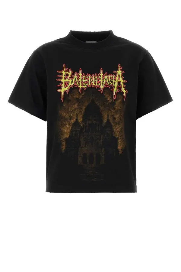 Balenciaga Cotton T-shirt - Black
