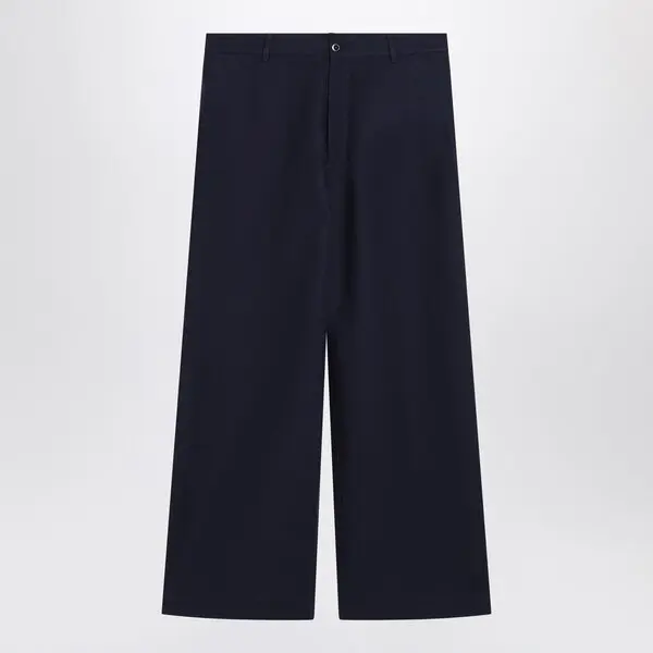 Acne Studios Navy Satin Trousers