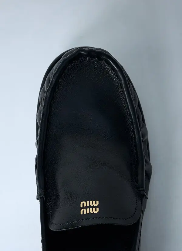 Miu Miu Leather Loafers