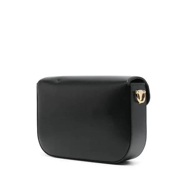 Gucci Smooth Leather Shoulder Bag - Black