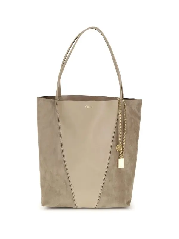 Chloé Spin Shoulder Bag - Cream