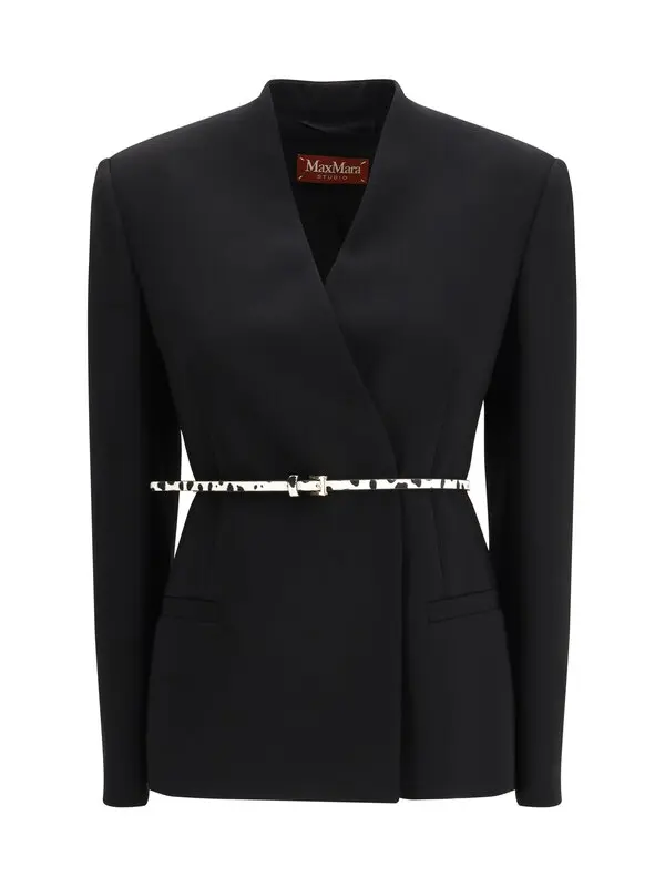 Max Mara Double-breasted Cady Jacket