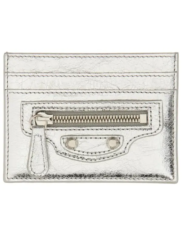 Balenciaga Card Holder Le City - Silver