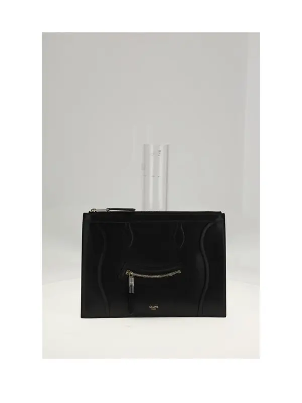Celine Medium Pouch - Black