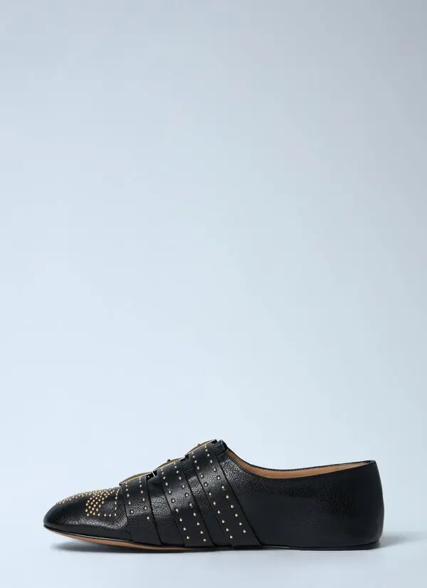 Chloé Leather Susanna Shoes - Black