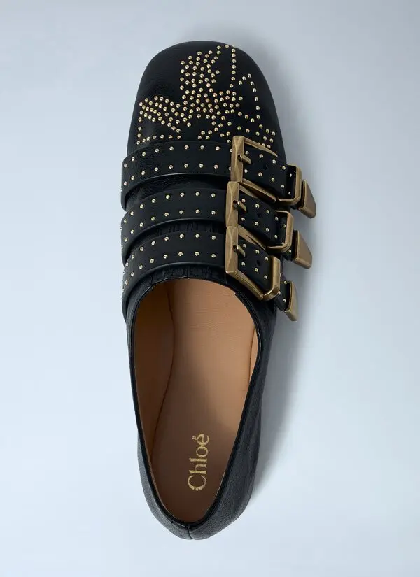 Chloé Leather Susanna Shoes - Black