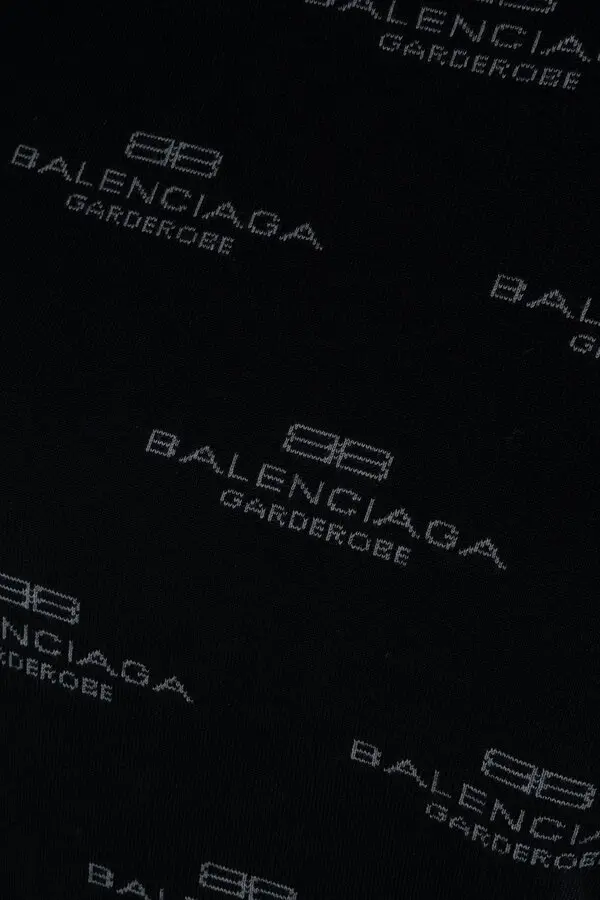 Balenciaga Logo Print Knitwear - Multicolor