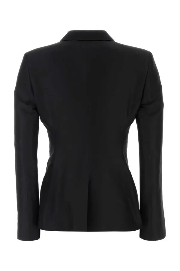 Gucci Silk Faille Blazer - Black