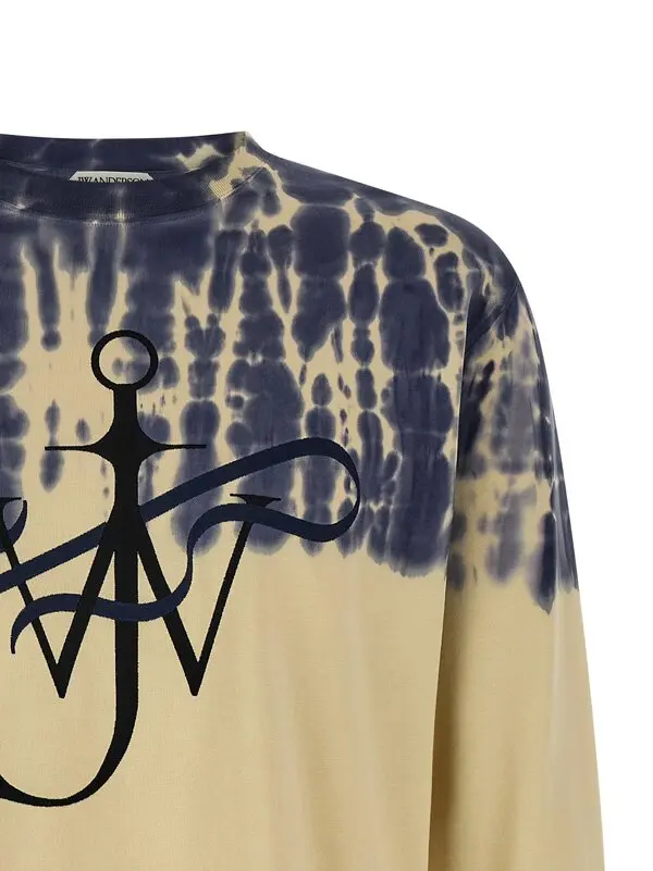JW Anderson J.w.anderson 'ribbon Anchor' Tie-dye T-shirt - Multicolor