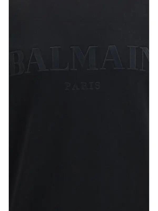 Balmain Vintage Embroidered Logo Sweatshirt