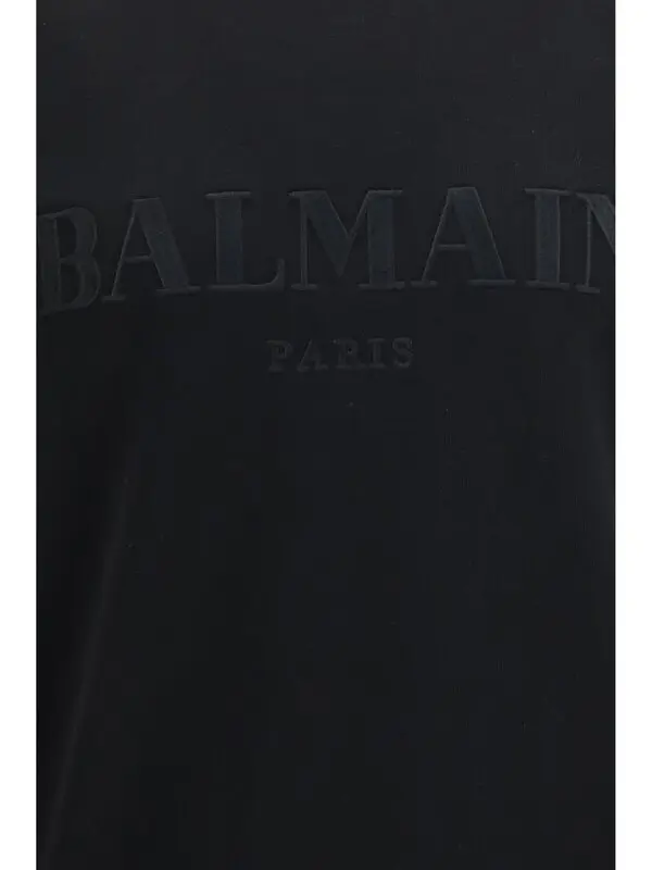 Balmain Vintage Embroidered Logo Sweatshirt